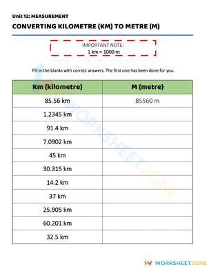 Grade 5 Measurement Worksheets 2024
