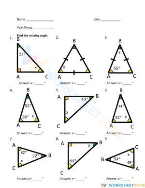 Grade 8 Geometry Worksheets 2024