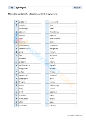 Grade 6 Synonyms and Antonyms Worksheets 2024
