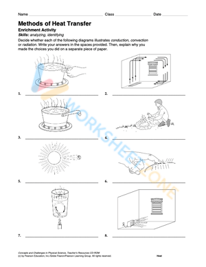 Grade 7 Heat Transfer Worksheets 2024