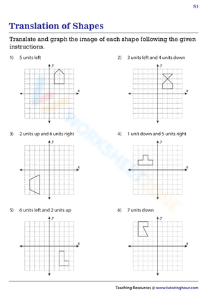 Grade 3 Translations Worksheets 2024