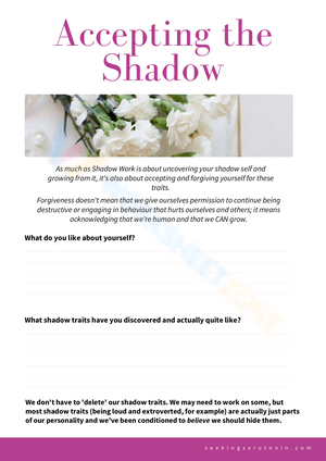 Free Printable Shadow Work Worksheets for Kids