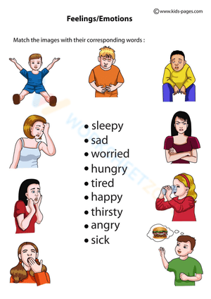 Grade 2 Emotions Worksheets 2024