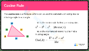 Free Printable Law of Cosines Worksheets for Students