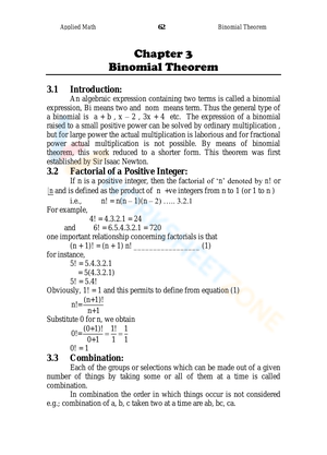 Free Printable Binomial Theorem Worksheets for Students