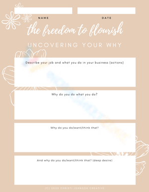 Free Collection of Find Your Why Worksheets for All Ages
