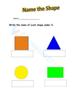 Grade 3 Name The Shapes Worksheets 2024