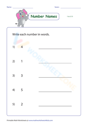 Grade 2 Number Names Worksheets 2024