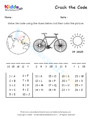 Grade 1 Crack The Code Worksheets 2024