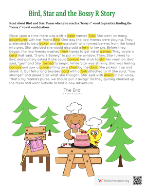 Free Collection Of R Controlled Vowels Worksheets