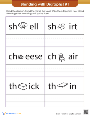 Blending Syllables Worksheets 2024