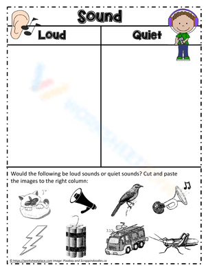 Grade 3 Grade 4 Loud and Soft Sounds Worksheets 2024