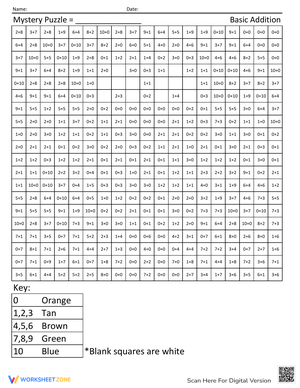 Free Printable & Interactive Mystery Picture Worksheets