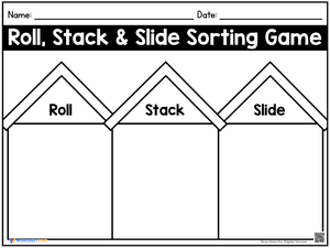 Free Printable & Interactive Sorting Shapes Worksheets