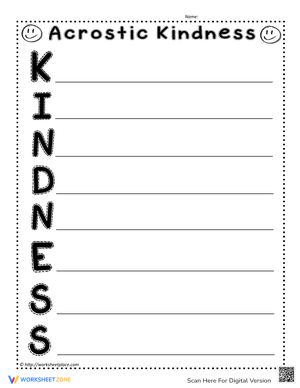 Free Collection Of Kindness Worksheets For All Grades