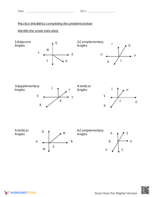 Grade 8 Angles Worksheets 2024