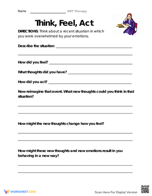 Free Printable DBT Chain Analysis Worksheets for Students