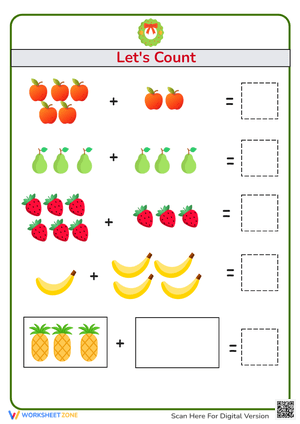 Grade 1 Counting Objects Worksheets 2024