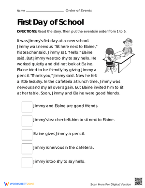 Grade 3 Sequencing Events Worksheets 2024