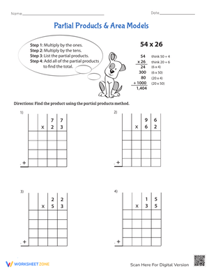 Grade 5 Multiplication Strategies Worksheets 2024
