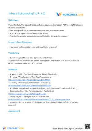 Grade 7 Lesson Plans 2024