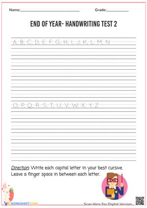 Free Printable Cursive Capital Letters Worksheet Collection