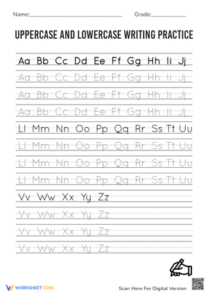 Cursive Uppercase Letters Worksheets For The 1st Graders