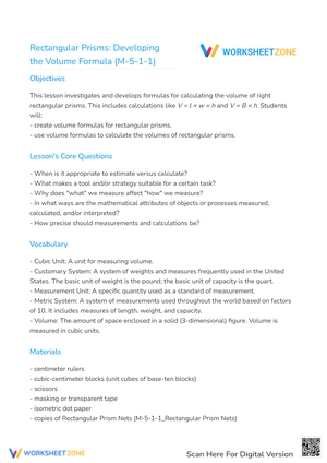 Grade 5 Lesson Plans 2024