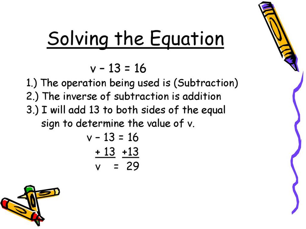 One Variable Equations Worksheets 2024